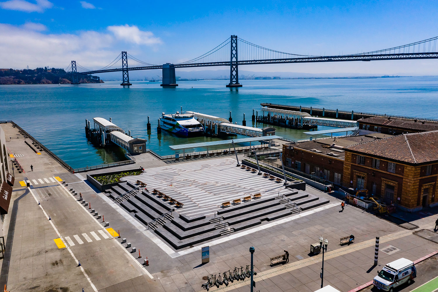 San Francisco Downtown Ferry Terminal Plaza - Hunt Masonry